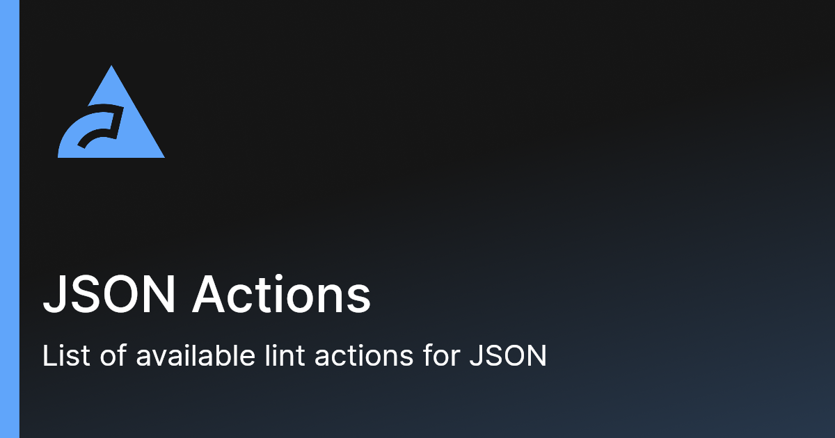 JSON Actions | Biome
