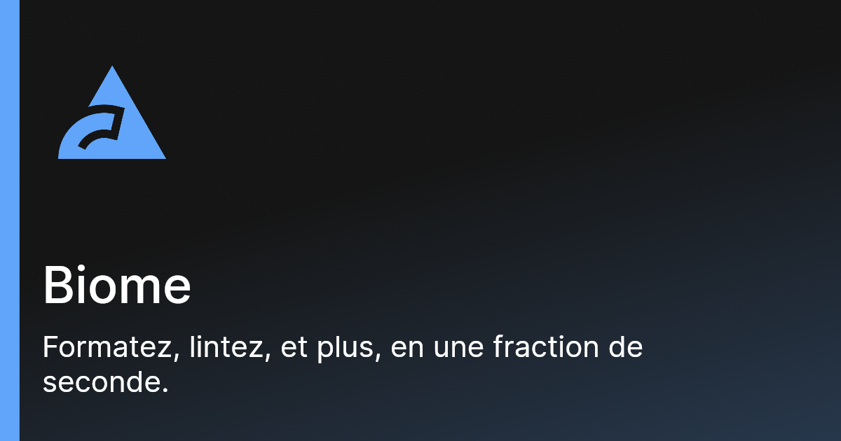 Biome, ensemble d’outils du web