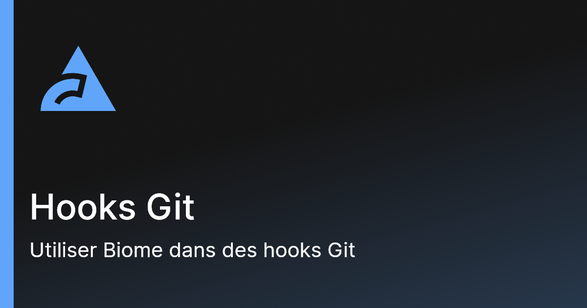 Hooks Git | Biome