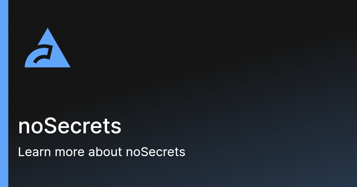 noSecrets | Biome